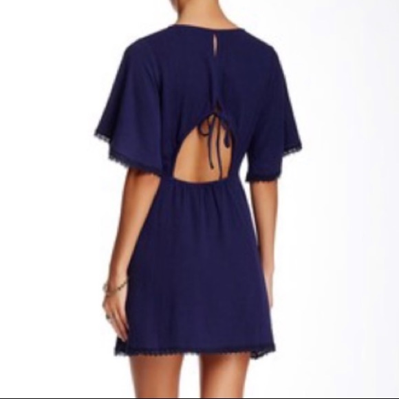 Lush | Dresses | Lush Womans Cutout Back Scalloped Dress | Poshmark